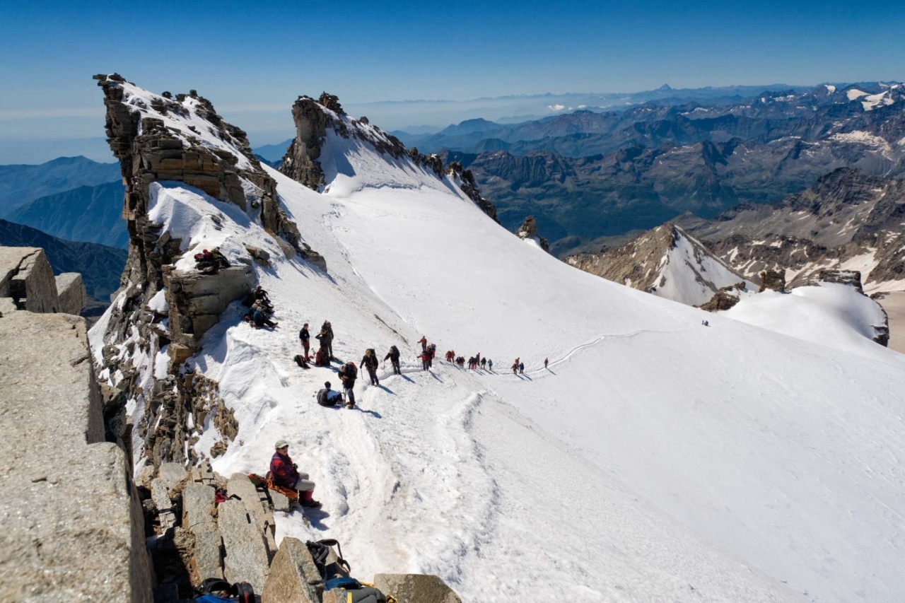 Matterhorn, Mont Blanc, Monte Rosa en Gran Paradiso. Beklim de ...